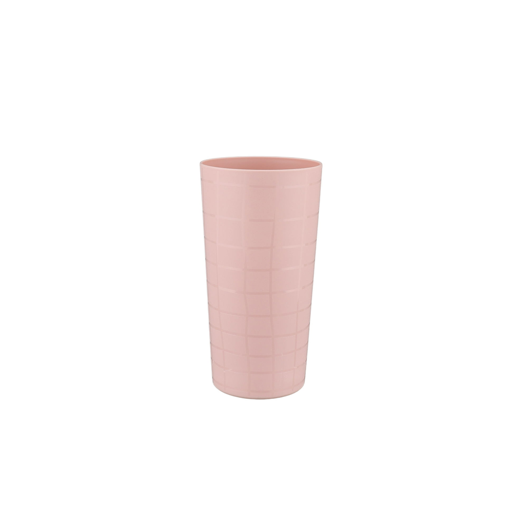 Click here for Mainstays Grid Pink Polypropylene Tumbler  27 Oz... prices