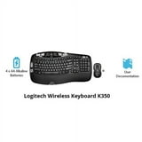 Logitech MK550 Wireless Wave Combo MK550 Wireless Keyboard and Mouse ...