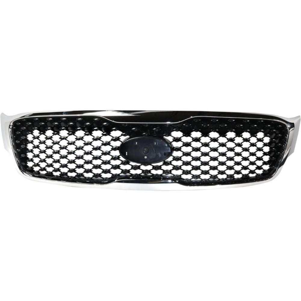 Grille For 2016-2018 Kia Sorento Chrome Gloss Black Insert Chrome Frame ...