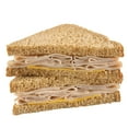 Deli Express Oven Roasted Turkey & Cheese Sandwich Wedge, 4.2 oz, 1 ...