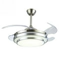 AFANQI 36'' Color Changing kids Ceiling Fan Invisible Blades Chandelier ...
