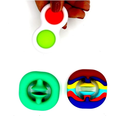 Kilalau 2 Snapperz and 1 Simple dimple Fidget Toys | Squeeze Toy ...
