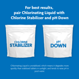 Pool Essentials Chlorinating Liquid for Swimming Pools, 1 Gallon ...