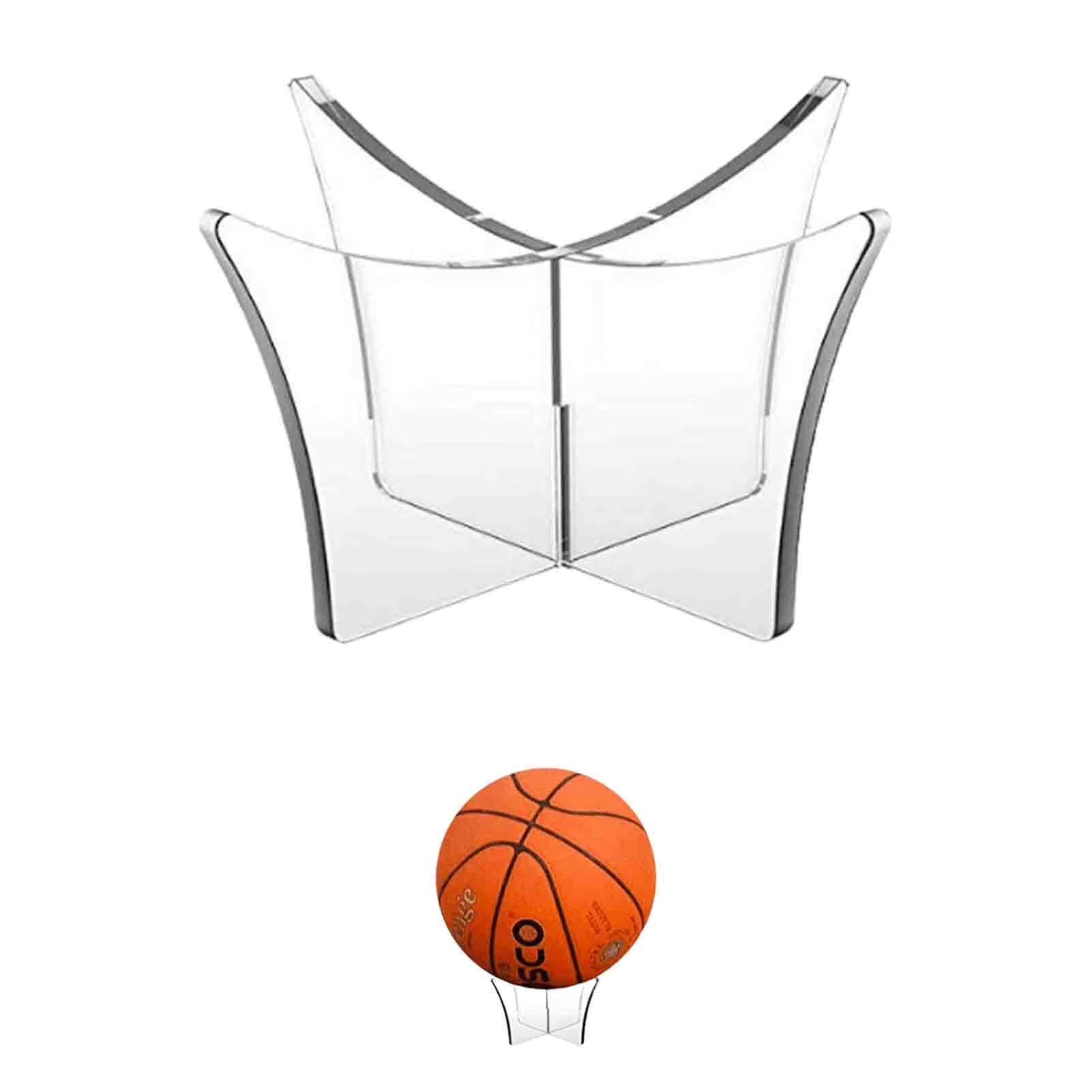 Goxfaca Ball Holder - Transparent Basketball Holder - Stand Football ...