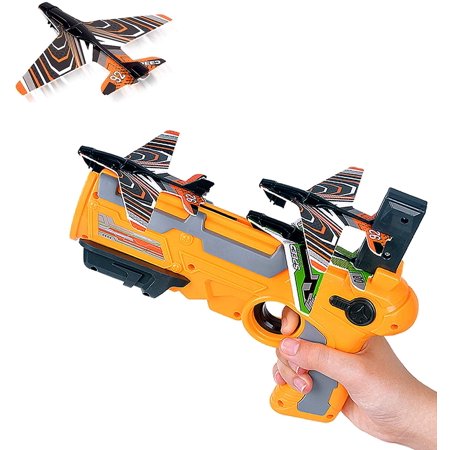 IGUOHAO Catapult Plane，Foam Airplanes Toy Gun for Children ，Shooting ...