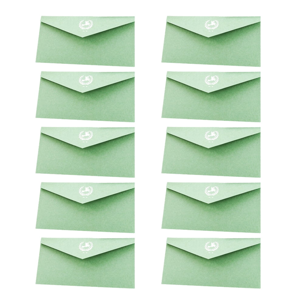 10 Pcs Vintage Color Stamping Envelope for Cards for Birthday, Wedding ...