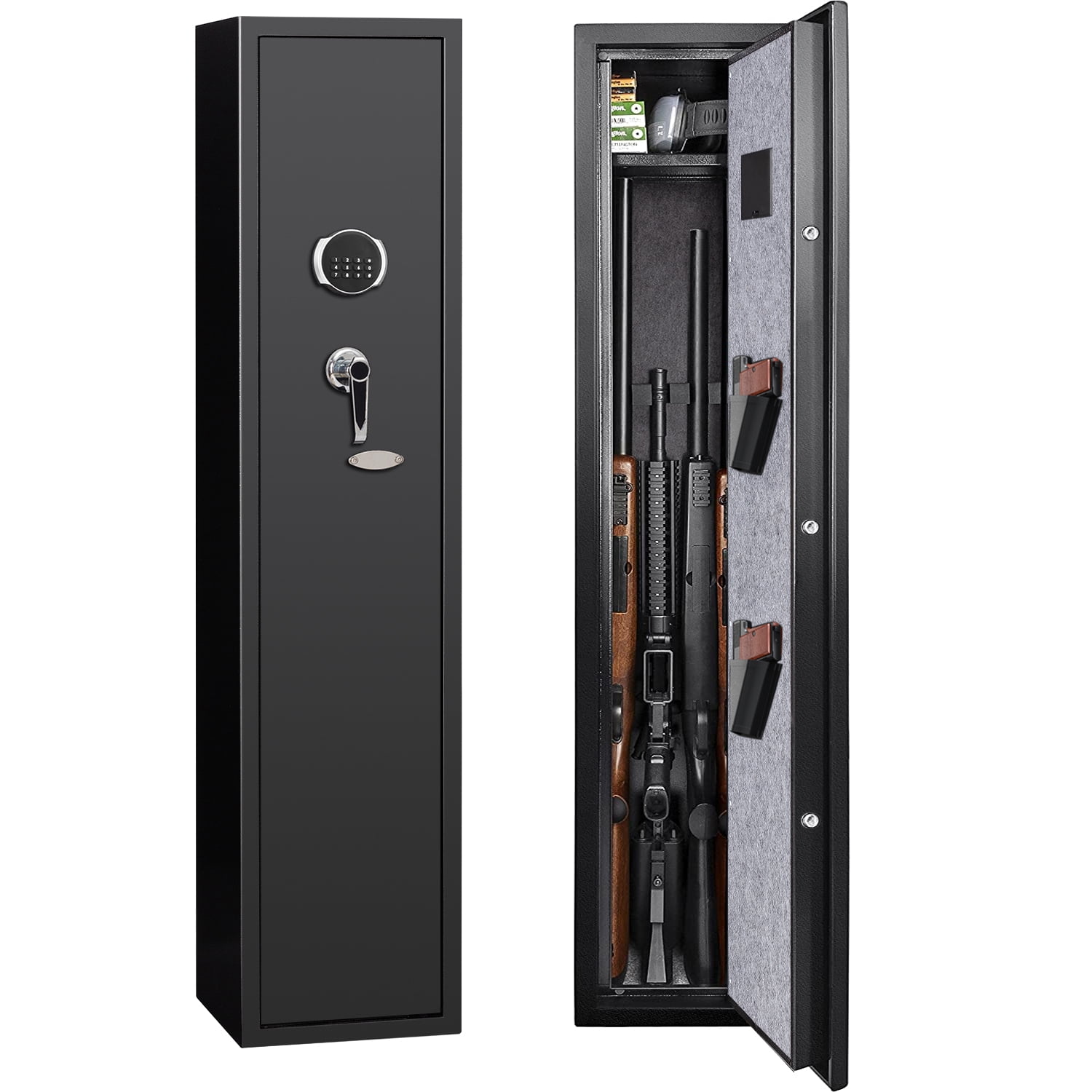 Large Rifle Gun Safe Electronic 4 Gun Security Cabinet For Rifle With Large Rifle Gun Safe Electronic 4 Gun Security Cabinet For Rifle With