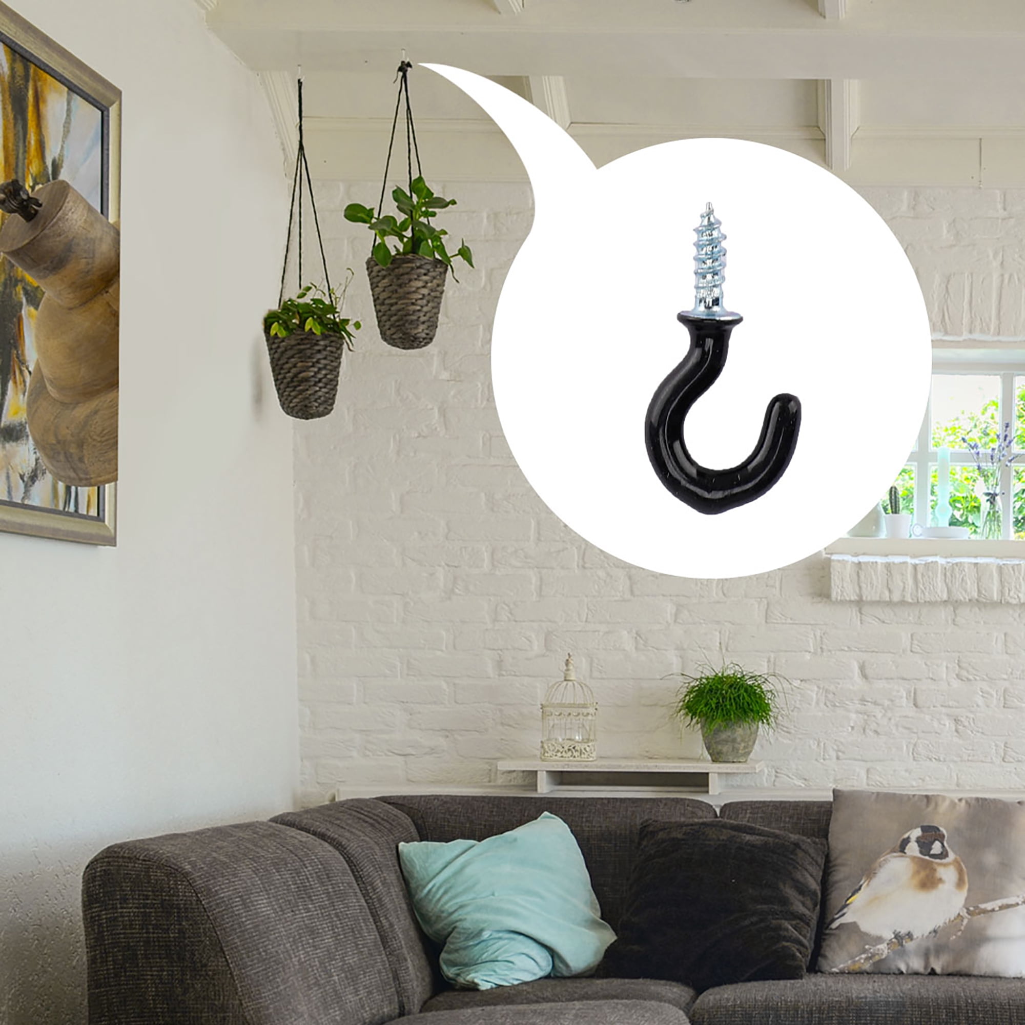 Click here for Unique Bargains 30pcs Cup Hooks 1/2 Inch Vinyl Coa... prices