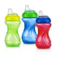 Nuby No-Spill Easy Grip Soft Spout Sippy Cup, 10 fl oz, 3 Count - Walmart.com