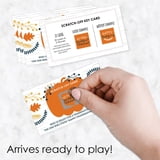 Big Dot of Happiness Happy Thanksgiving - Fall Harvest Party Game ...