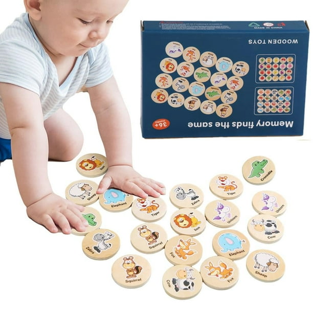 Memory Matching Game Kids Board Games Ages1-8 Wooden Puzzles For ...