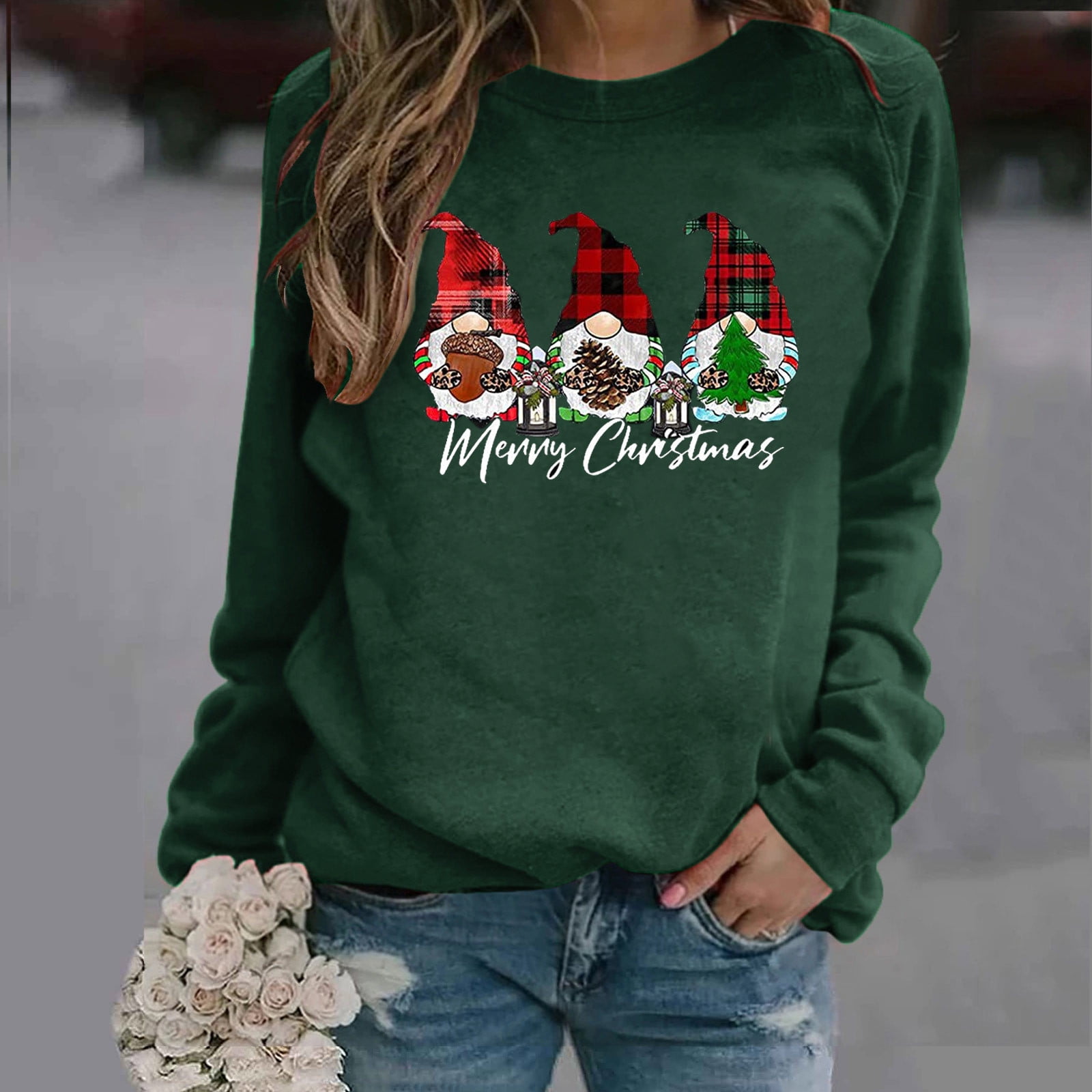 Click here for Drppepioner Christmas Fashion womens Plus Size Cas... prices