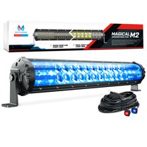 MICTUNING Magical M2 RGBW LED Light Bar - Dual Row 32 Inch Off Road ...
