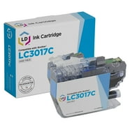 Brother Genuine LC3017 High-Yield Printer Ink Cartridges, 4-Pack, Black ...