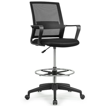 NOUHAUS ErgoDraft Adjustable Drafting Chair Tall Office Chair for ...