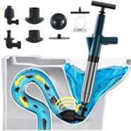 Green Gobbler Heavy Duty Powder Plunger Toilet Bowl Unclogger, Stubborn ...