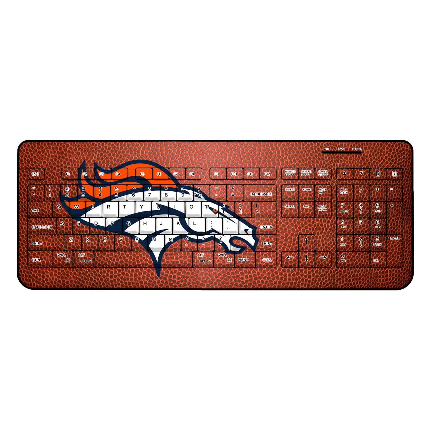 Denver Broncos Football Design Wireless Keyboard - Walmart.com