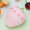 Worgeous Strawberry Plastic Timer Clock for Kitchen Use 1Pcs 2.4*2.4*3 ...