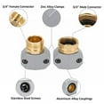 Garden Hose Fittings Aluminum Female And Male With Clamped Pipe End