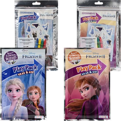 Frozen 2 Sticker & Crayon Grab n Go Play Pack Bulk- 6 PACK - Walmart.com