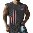 America 250 Merchandise Men Sleeveless Crewneck Patriotic Graphic Tank ...