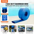 BENTISM 2'' x 50' Flexible PVC Swimming Pool Drain Backwash Hose ...
