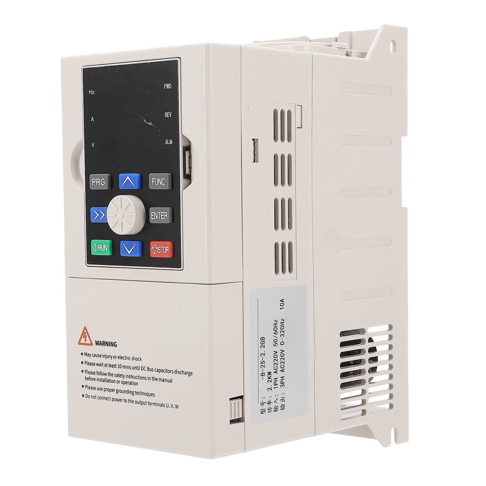 Variable Frequency Drive AC220V Single to 3 Phase Converter VFD Inverter for 2.2kW Spindle Motor ...