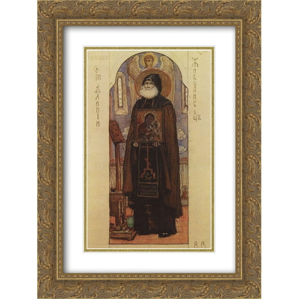 Viktor Vasnetsov 2x Matted 18x24 Gold Ornate Framed Art Print 'Saint ... Viktor Vasnetsov 2x Matted 18x24 Gold Ornate Framed Art Print 'Saint ...
