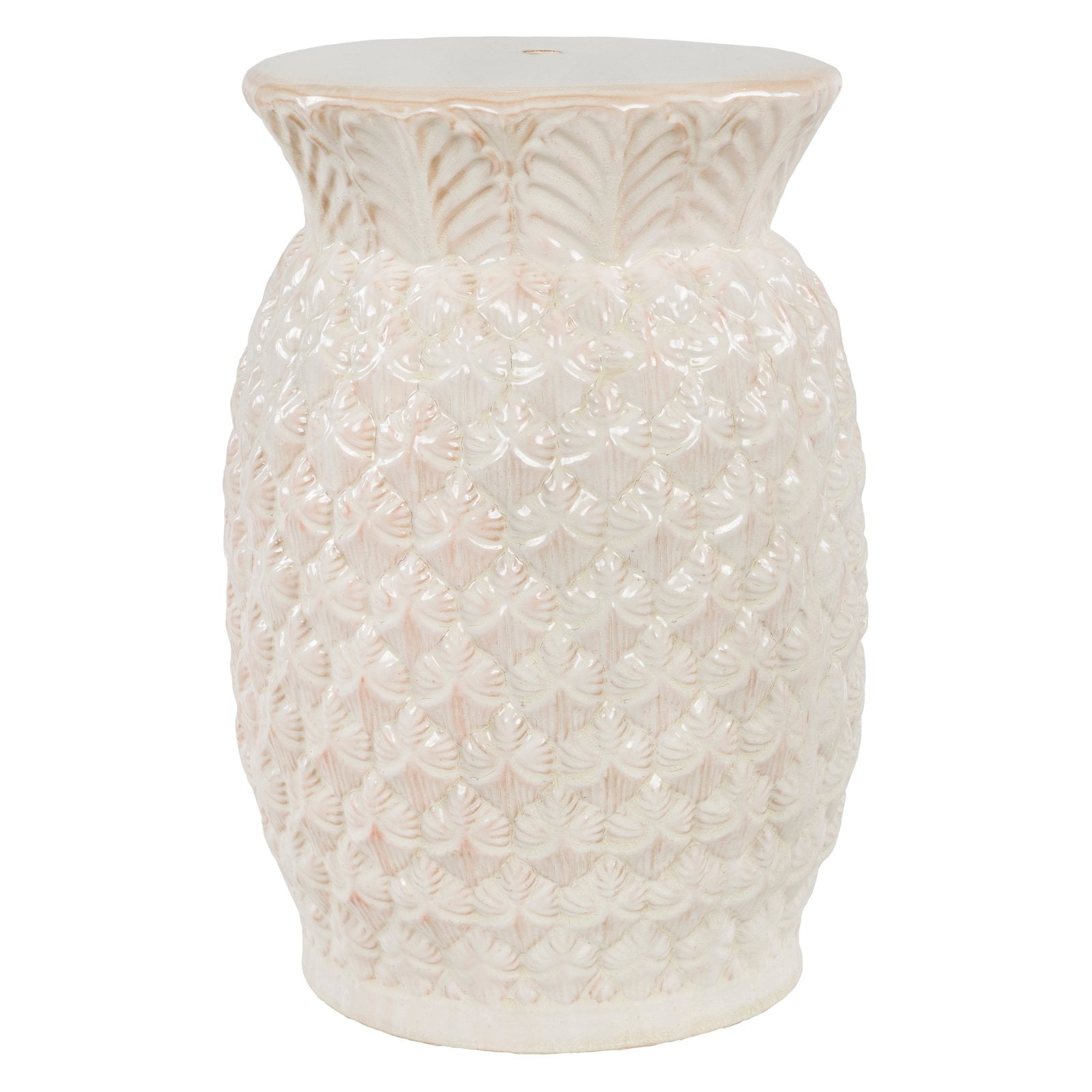 Surya Palm Ceramic Stool - Walmart.com