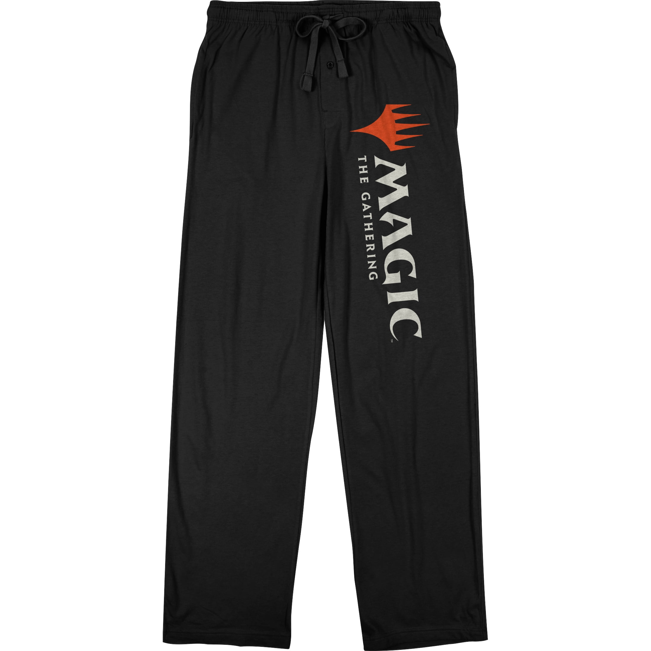 Magic the Gathering Title Logo Men's Black Graphic Sleep Pajama Pants ...