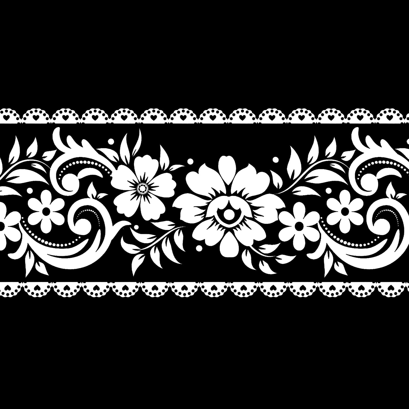 Lace Wallpaper Border