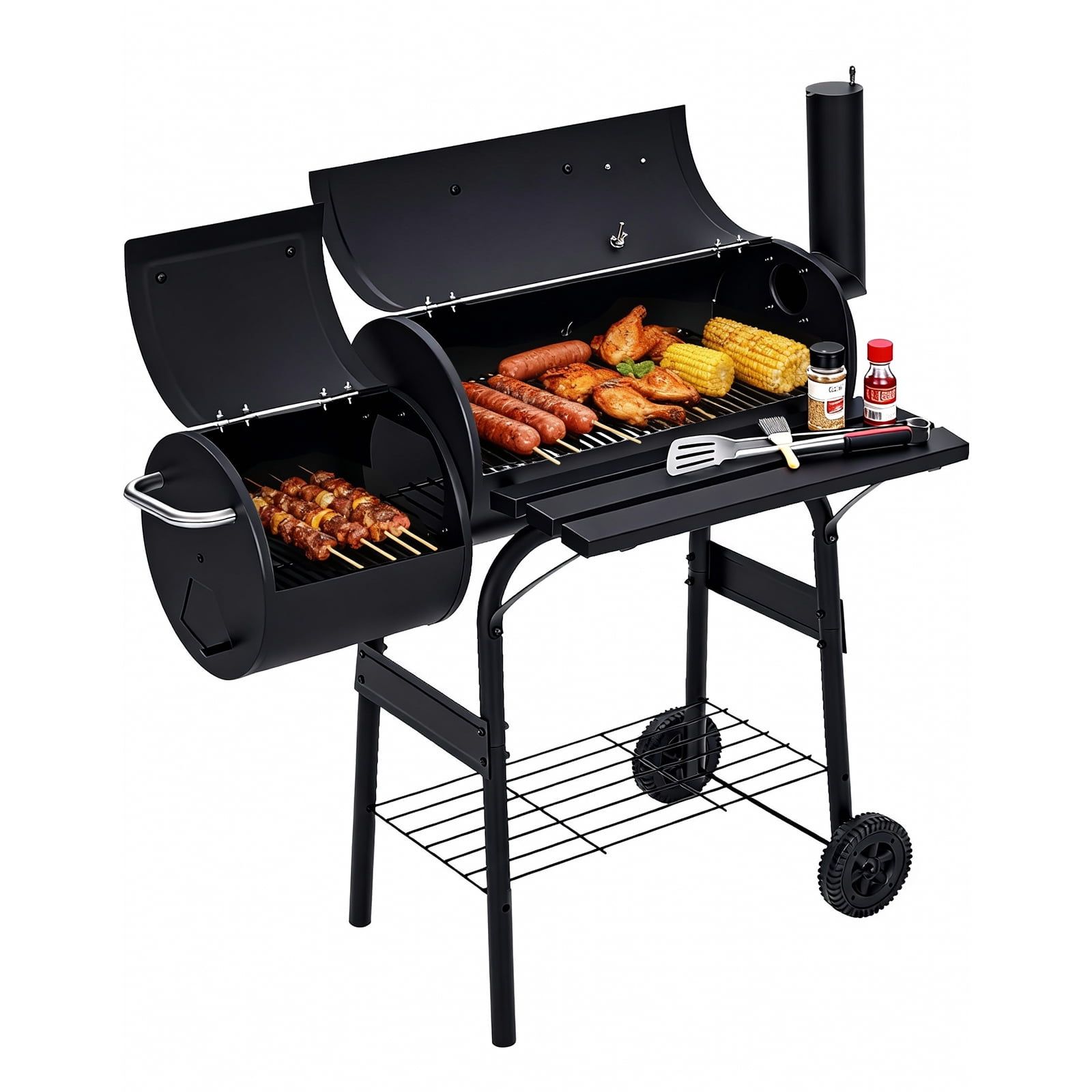 Click here for Tropow Versatile Charcoal Grill With Offset Smoker... prices