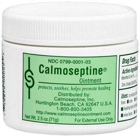 OINTMENT, CALMOSEPTINE 2.5OZ JAR (12/CS) CALMO - Walmart.com