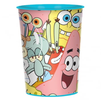 SpongeBob SquarePants 'Friends' Reusable Plastic Cups (2) - Walmart.com ...