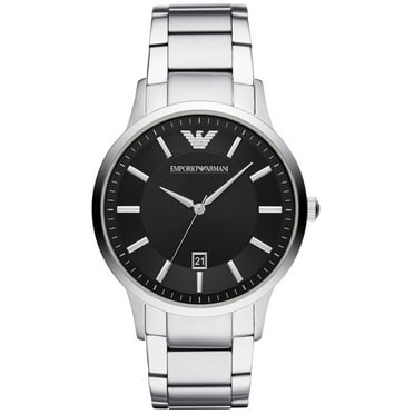 Emporio Armani Black Stainless Steel Chronograph Men's Watch, AR2485 ...