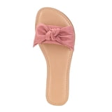 Time and Tru Women's Bow Slide Sandal - Comfort & Quality Footwear ...