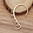 SIEYIO Ear Cuff Wrap Crawler Hook Earrings Copper DIY Ear Cuff Earring Climber Piercing Earrings ...