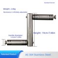 Compact Stainless Steel Hand Grip Device Featuring 360 Degree Rotation ...