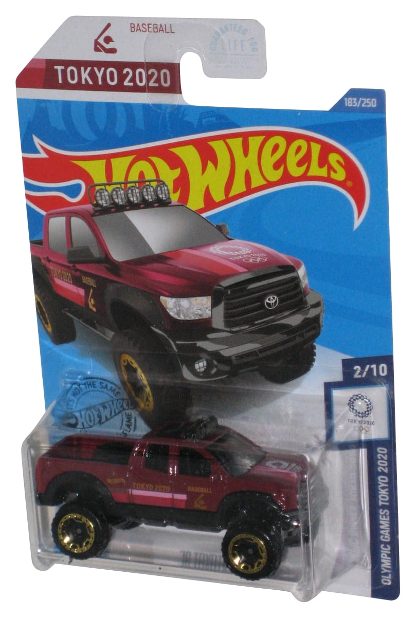 Hot Wheels Olympic Games Tokyo 2020 2/10 Baseball '10 Red Toyota Tundra ...