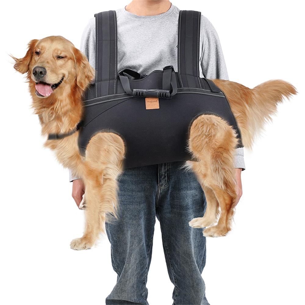 Mochila transportadora para perros grandes, arnés de cuerpo completo ...
