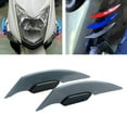 funtasica 2xMotorcycle Winglet Aerodynamic Spoiler Wing Fit for ...