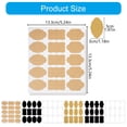 120PCS Fancy Shape Paper Stickers for Essential Oil Bottles Jars and ...