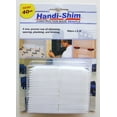WattMan 40 Pieces Shim White 0.13 Inch - Walmart.com