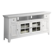Bowery Hill Modern / Contemporary Rustic Turquoise Solid Wood 65" TV ...