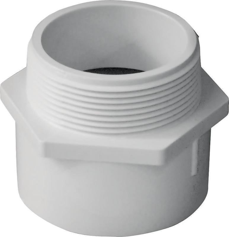 300 Solvent Weld Pipe Adapter, 2 in, Slip X MIP, SCH 40, PVC - Walmart.com