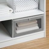 BHG DROP-FRONT CLOSET STORAGE BOX - Walmart.com