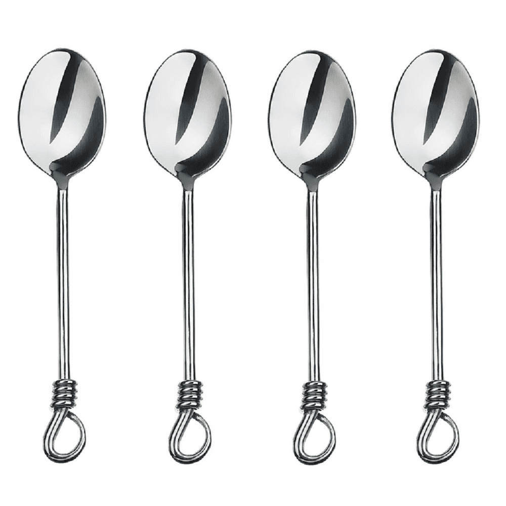 Gourmet Settings (GS) Twist 7 1/4" Teaspoon (Set of Four) - Walmart.com