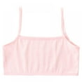 4 Pack Training Bra for Girls 10-12 Cotton Crop Cami Bralette Starter ...