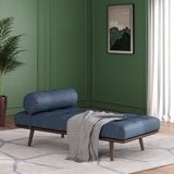 GDF Studio Lancer Mid Century Modern Fabric Tufted Chaise Lounge with ...