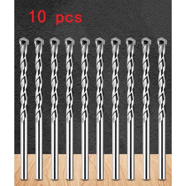 External cooling Drill Bits 10pcs/set 3-12mm Multi-function Impact Wall ...